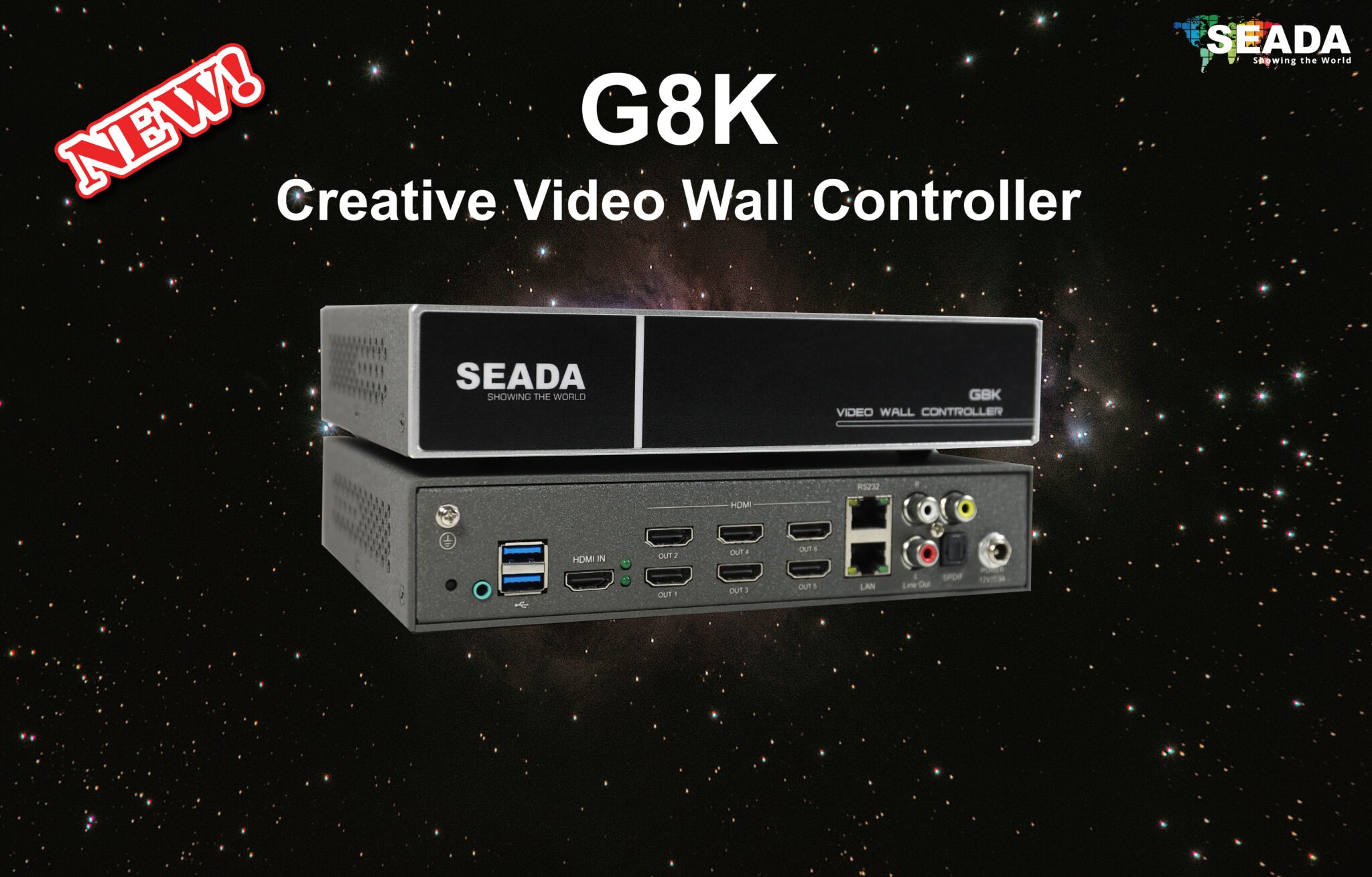 NEW 8K creative video wall controller - Seada Technology