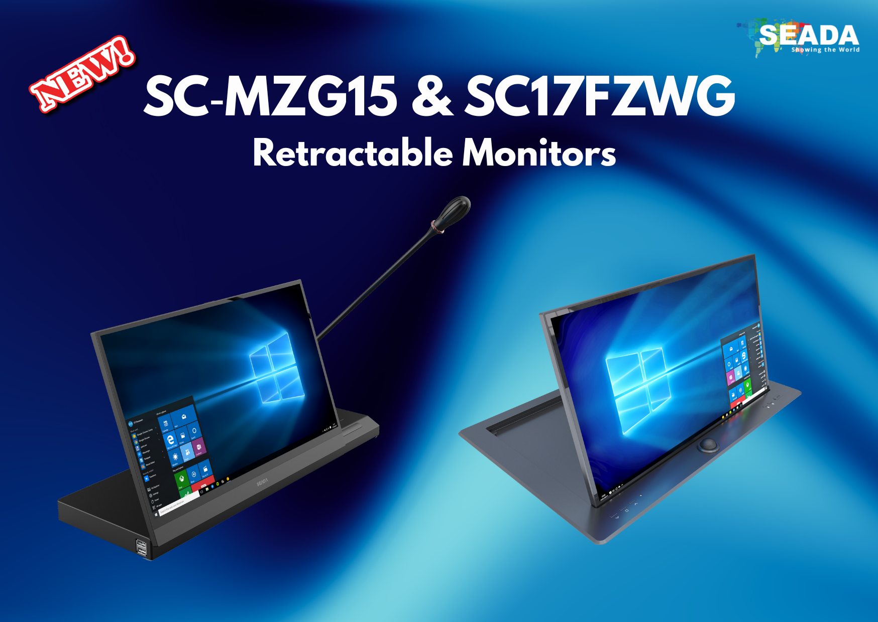 SEADA is going to Launch 2 Brand New Retractable Monitors at ISE 2026 ...